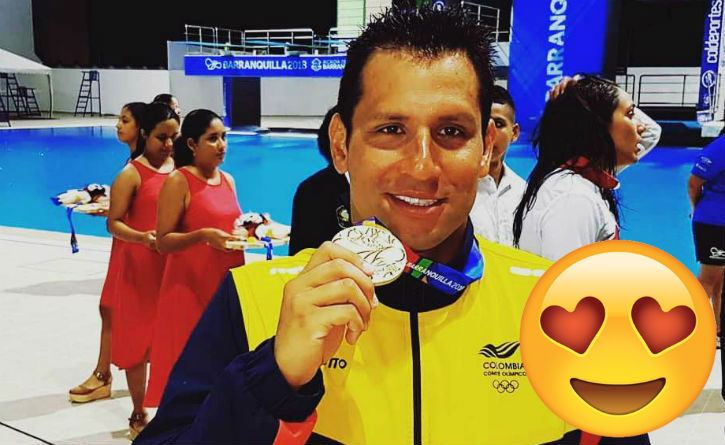 Omar Pinzón, el medallista de oro colombiano que conmovió con su ...